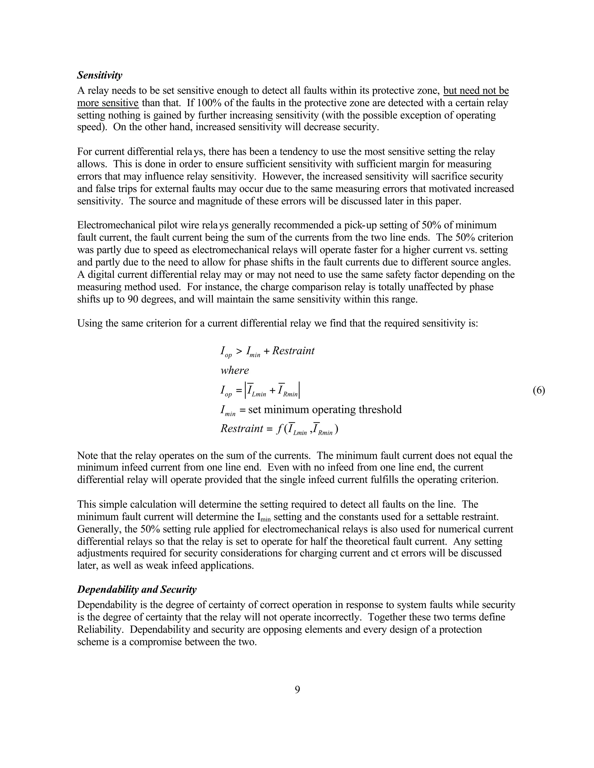 Current differential line protection setting considerations | PDF