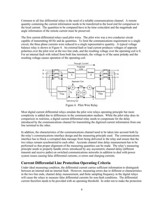 Current differential line protection setting considerations | PDF