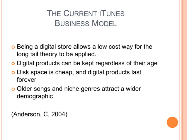 Current economy of i tunes | PPT