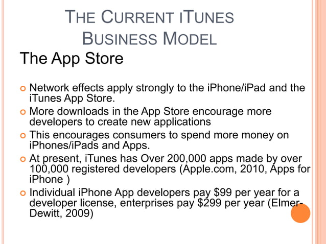 Current economy of i tunes | PPT