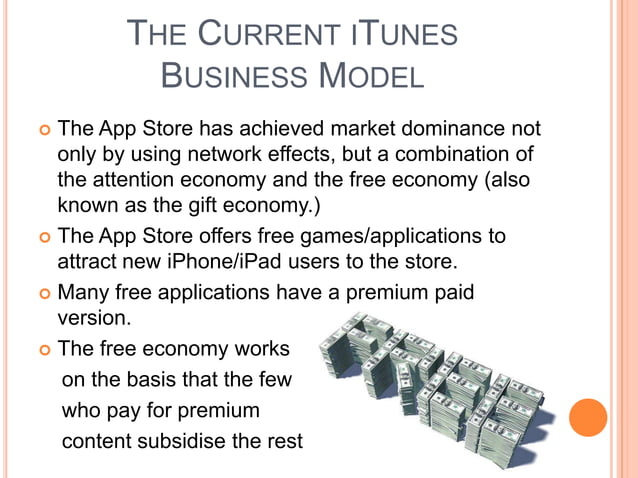 Current economy of i tunes | PPT