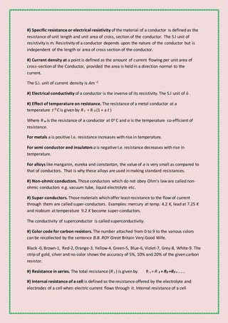 Current electricity | DOCX