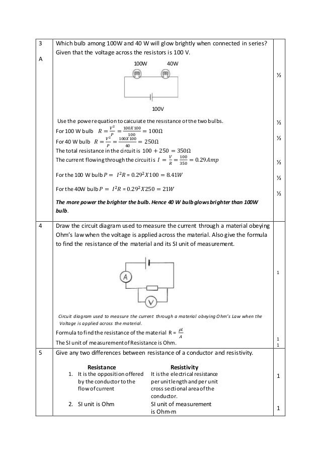 CLASS X SCIENCE STUDY MATERIAL