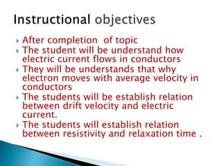 Current electricity | PPTX