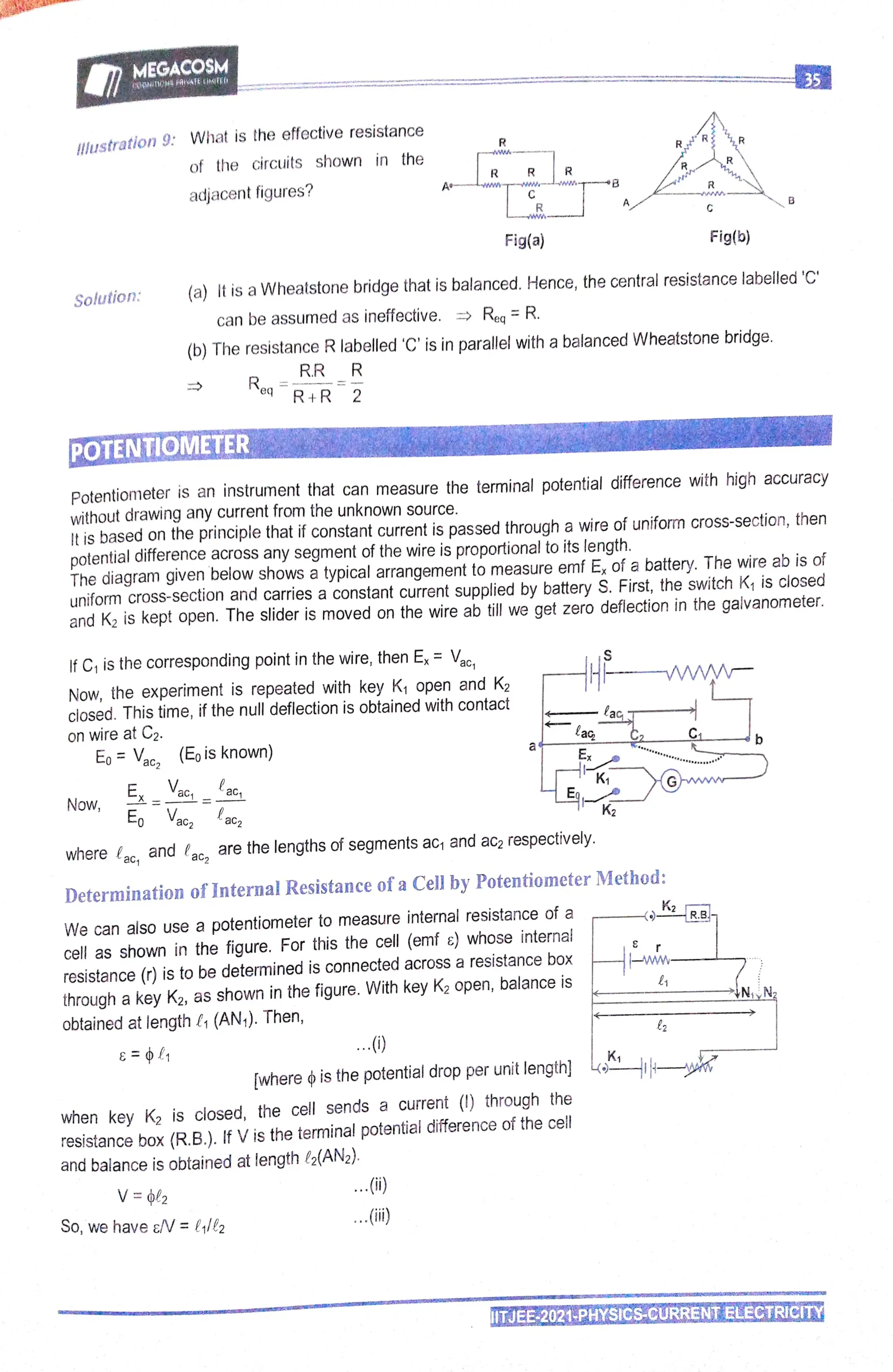 Current electricity . Module of FIITJEE and PDF of past year JEE ...