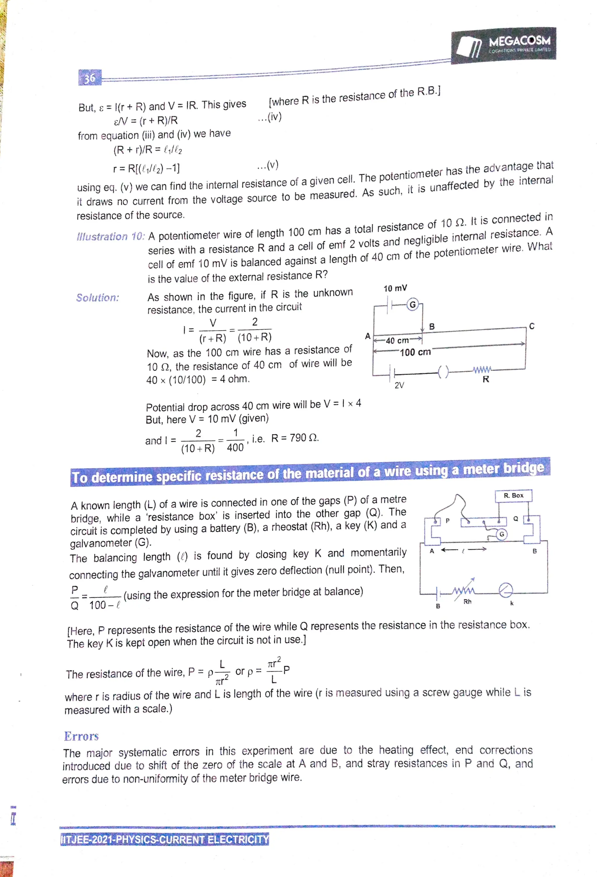 Current electricity . Module of FIITJEE and PDF of past year JEE ...