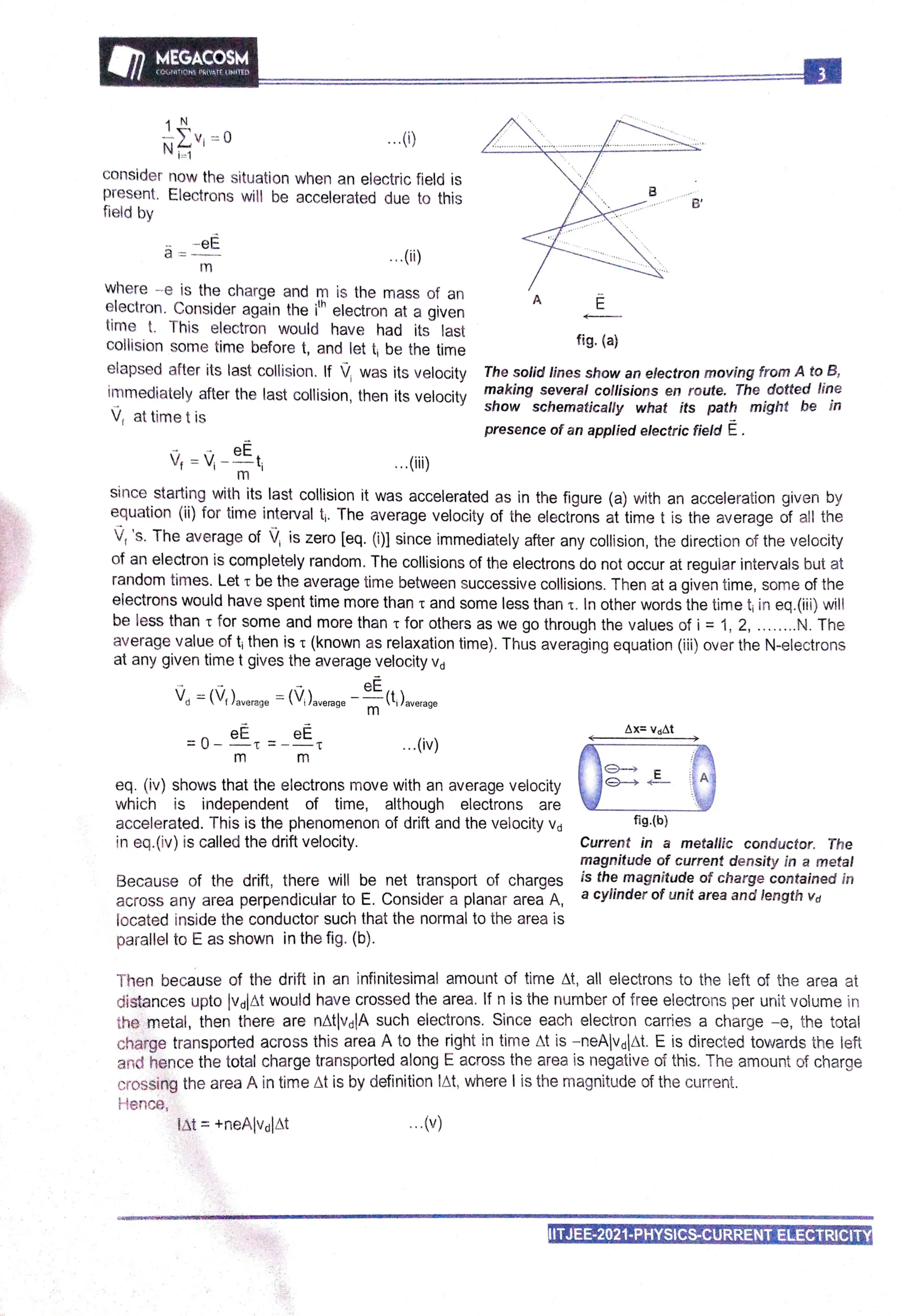 Current electricity . Module of FIITJEE and PDF of past year JEE ...