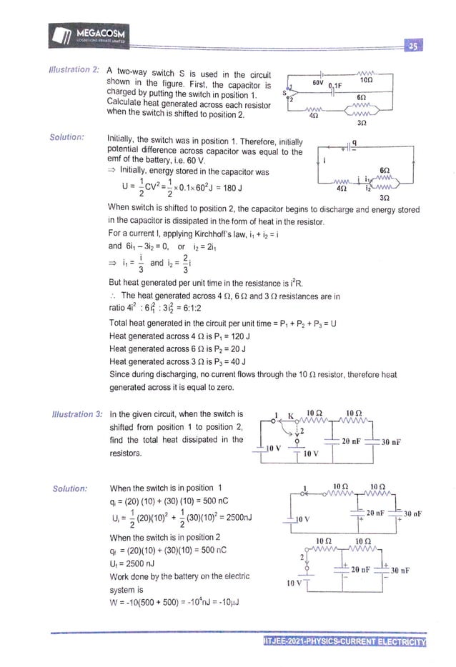 Current electricity . Module of FIITJEE and PDF of past year JEE ...