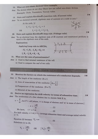 important question of current electricity | PDF