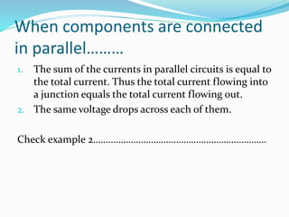 Current electricity ii form 3 | PPTX