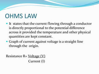 Current electricity ii form 3 | PPTX