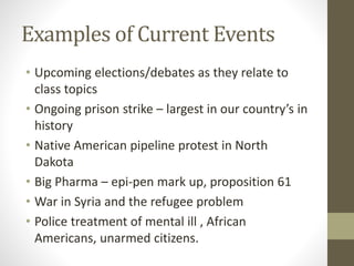 Current event assignment | PPT