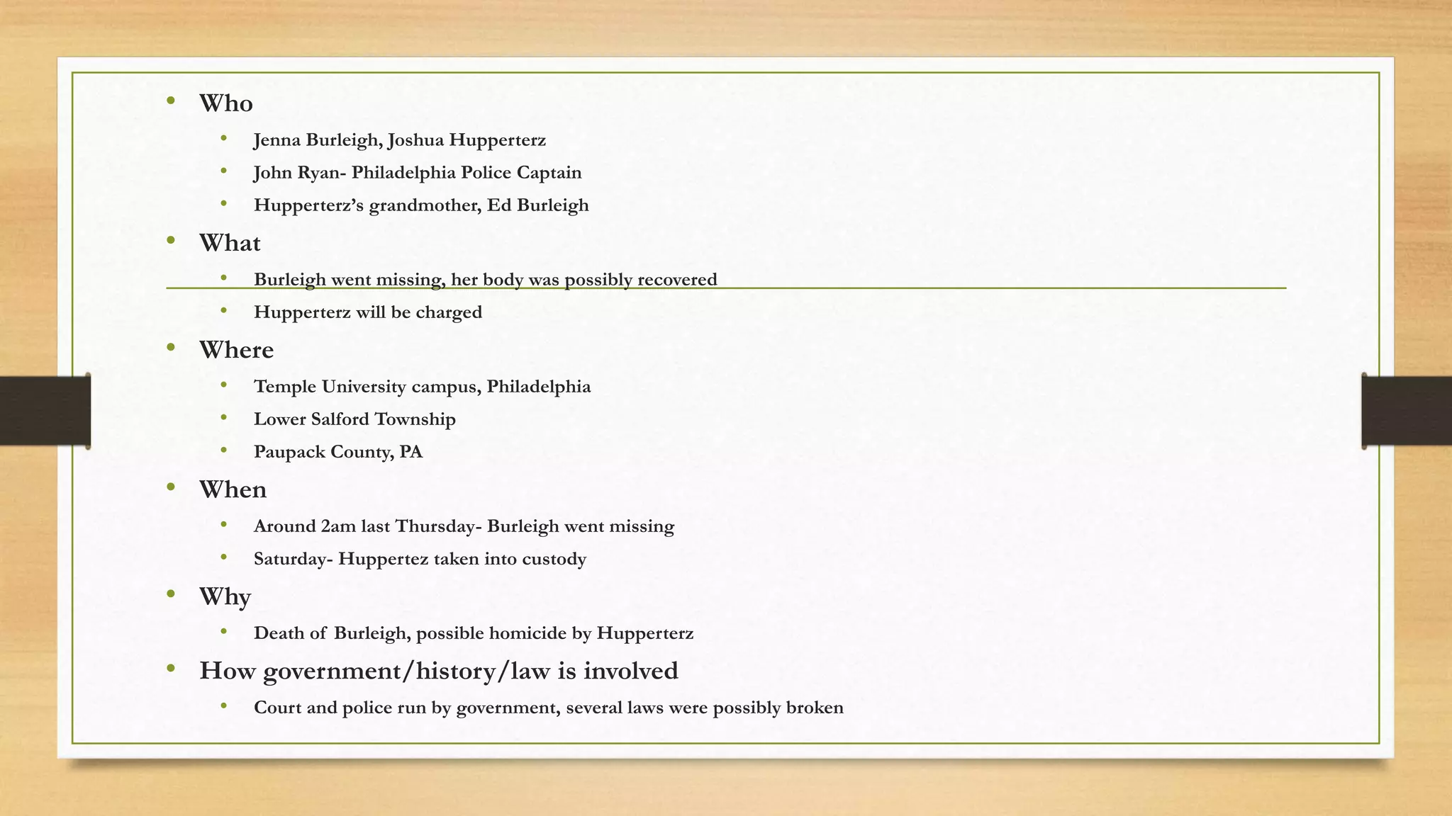 Current event example 2017 | PPT