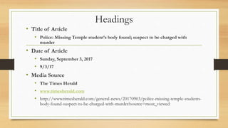 Current event example 2017 | PPT