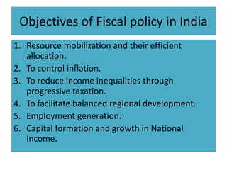 Current fiscal and monetary ,industrial policy in India | PPTX