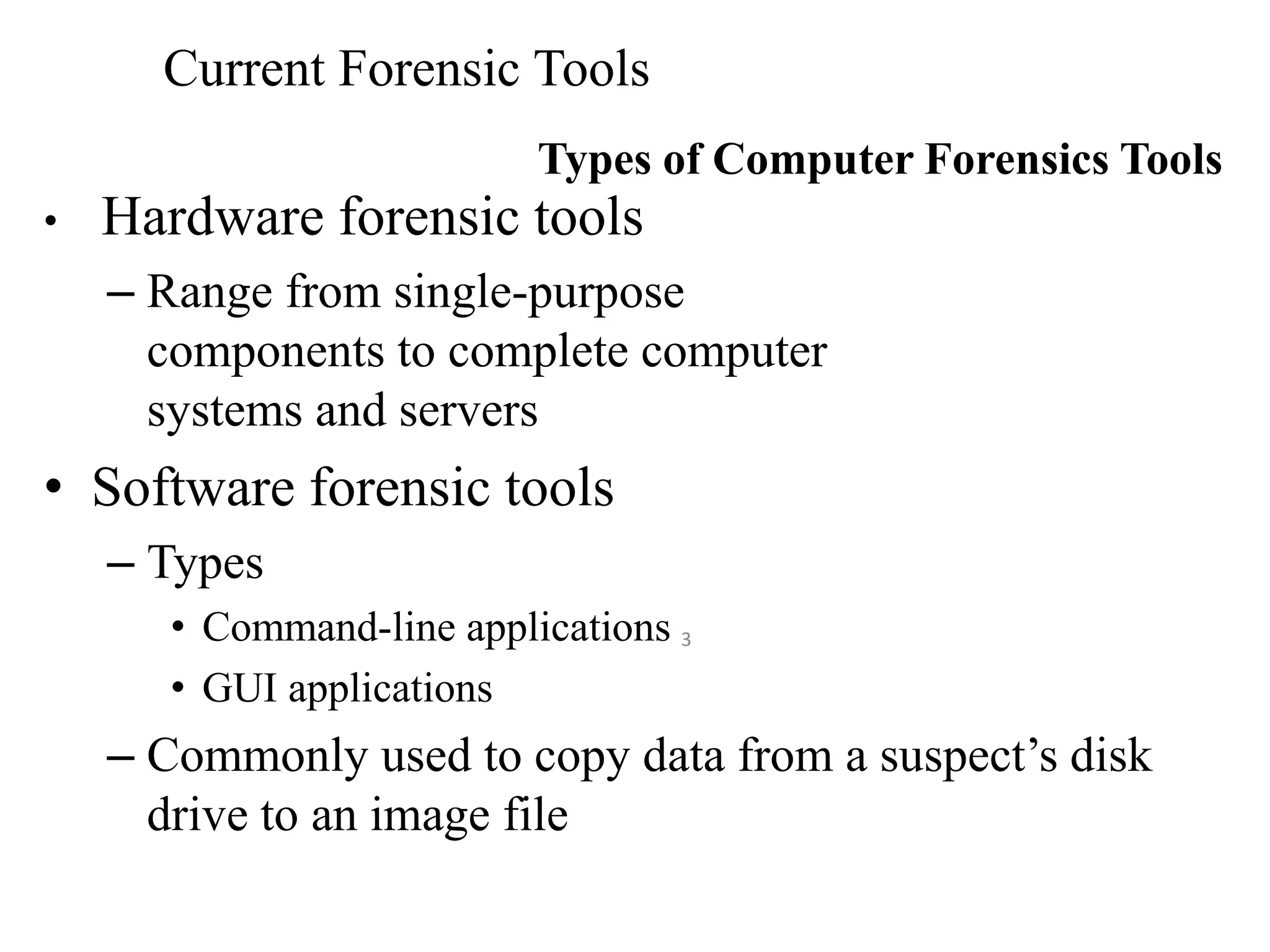 Current Forensic Tools | PDF