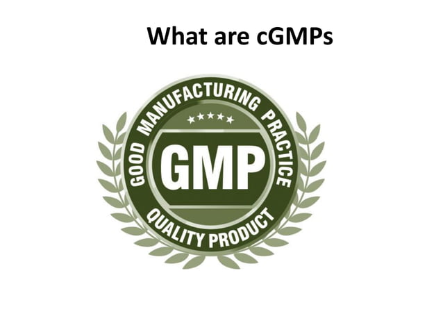 Current good manufacturing practices and current good compounding | PDF ...