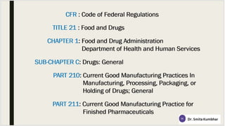 Current Good Manufacturing Practices (cGMP) & Compliance Key Global ...
