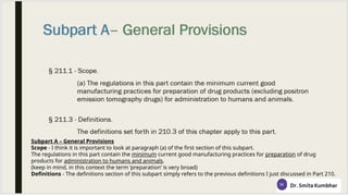 Current Good Manufacturing Practices (cGMP) & Compliance Key Global ...