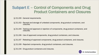 Current Good Manufacturing Practices (cGMP) & Compliance Key Global ...