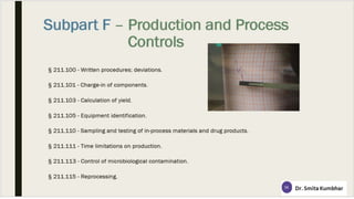 Current Good Manufacturing Practices (cGMP) & Compliance Key Global ...