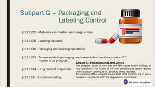 Current Good Manufacturing Practices (cGMP) & Compliance Key Global ...