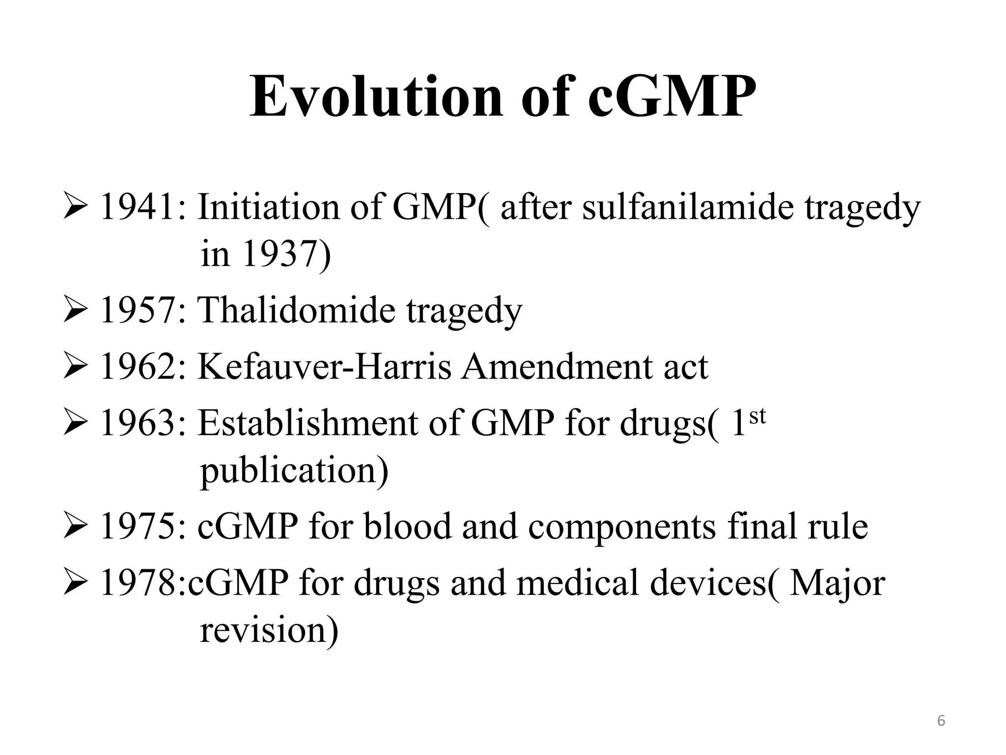 Current good manufacturing practices(cGMP) | PPTX