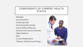 Current Health Status - Patient's History Taking | PPTX
