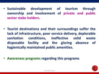 Current initiatives in indian tourism | PPTX