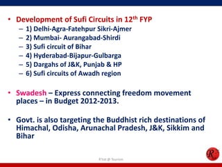 Current initiatives in indian tourism | PPTX