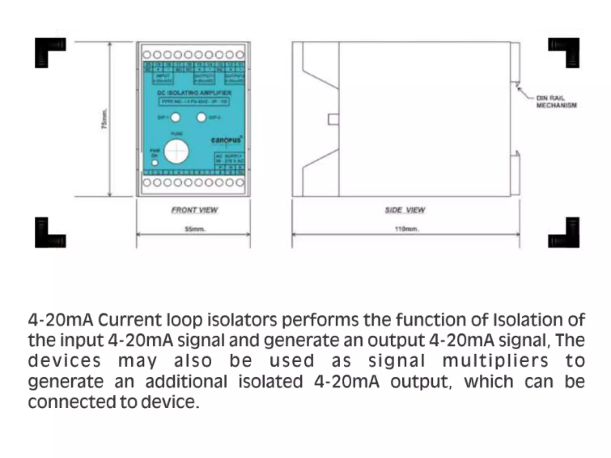 4-20mA Current isolator canopus | PPTX