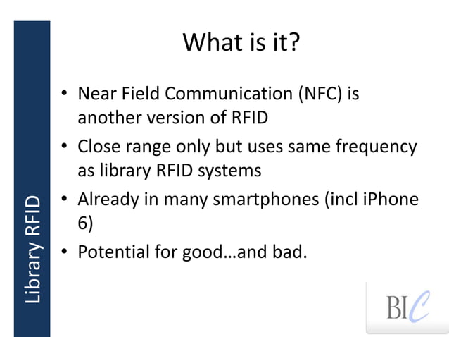 Current issues in library rfid | PPT