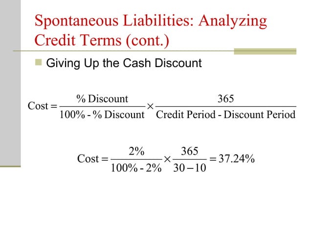 Current Liabilities Management | PPT | Personal Loans | Personal Debt