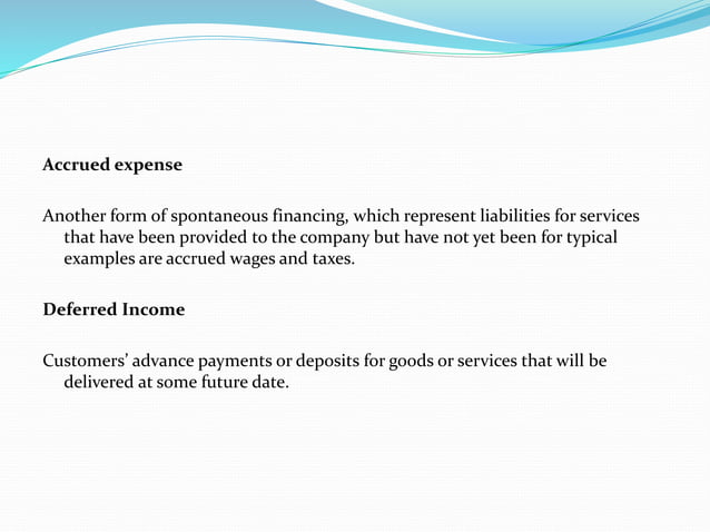 Current liabilities management | PPT