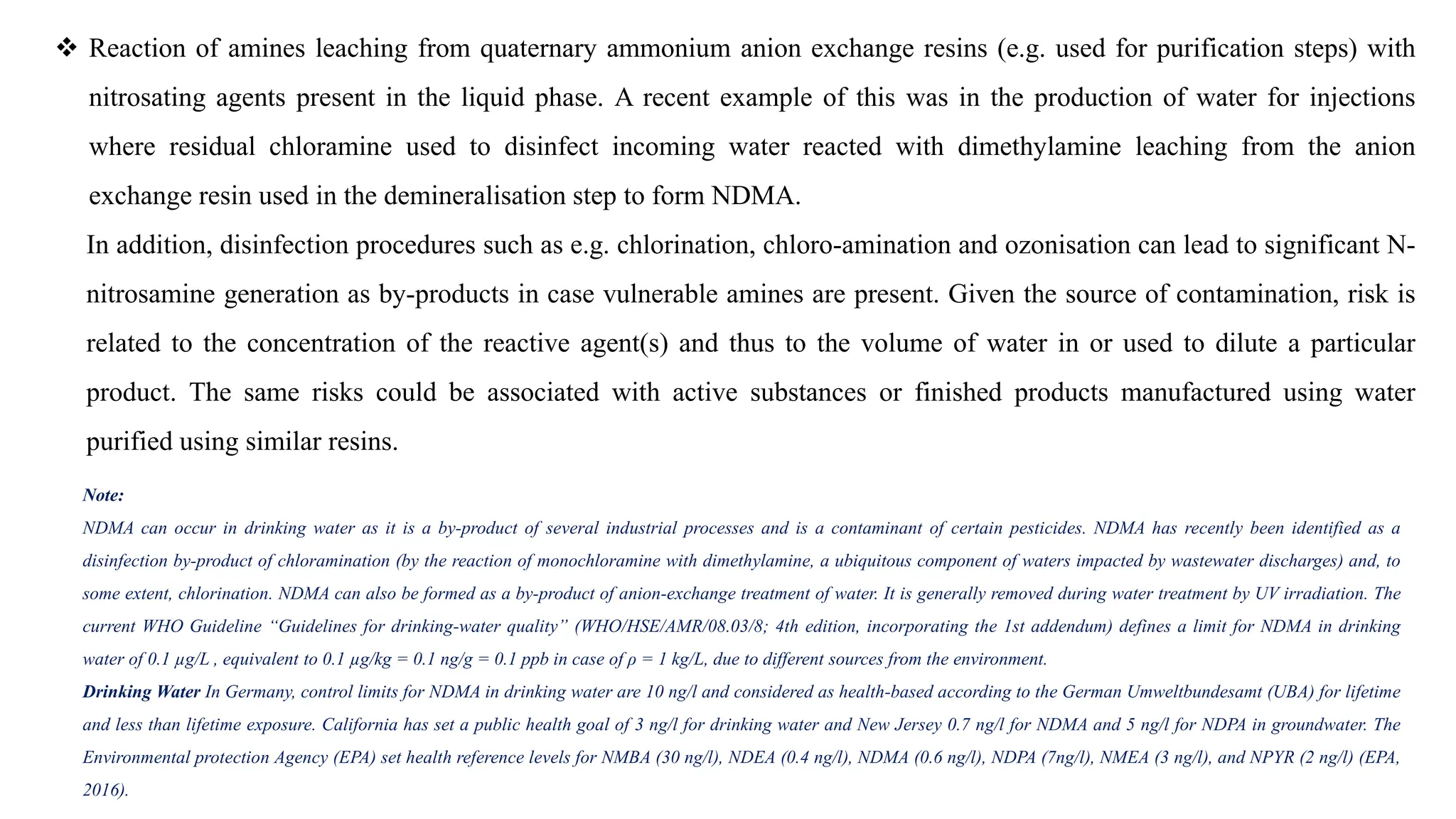 Currently Identified Risk Factors for Presence of Nitrosamines.pptx