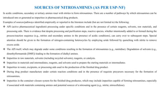 Currently Identified Risk Factors for Presence of Nitrosamines.pptx