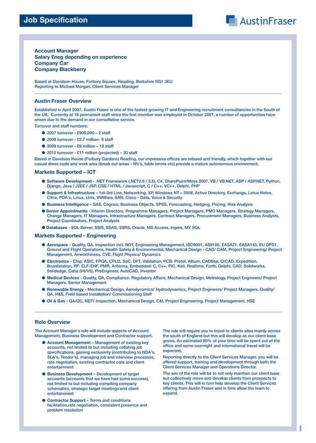 Account Manager | PDF