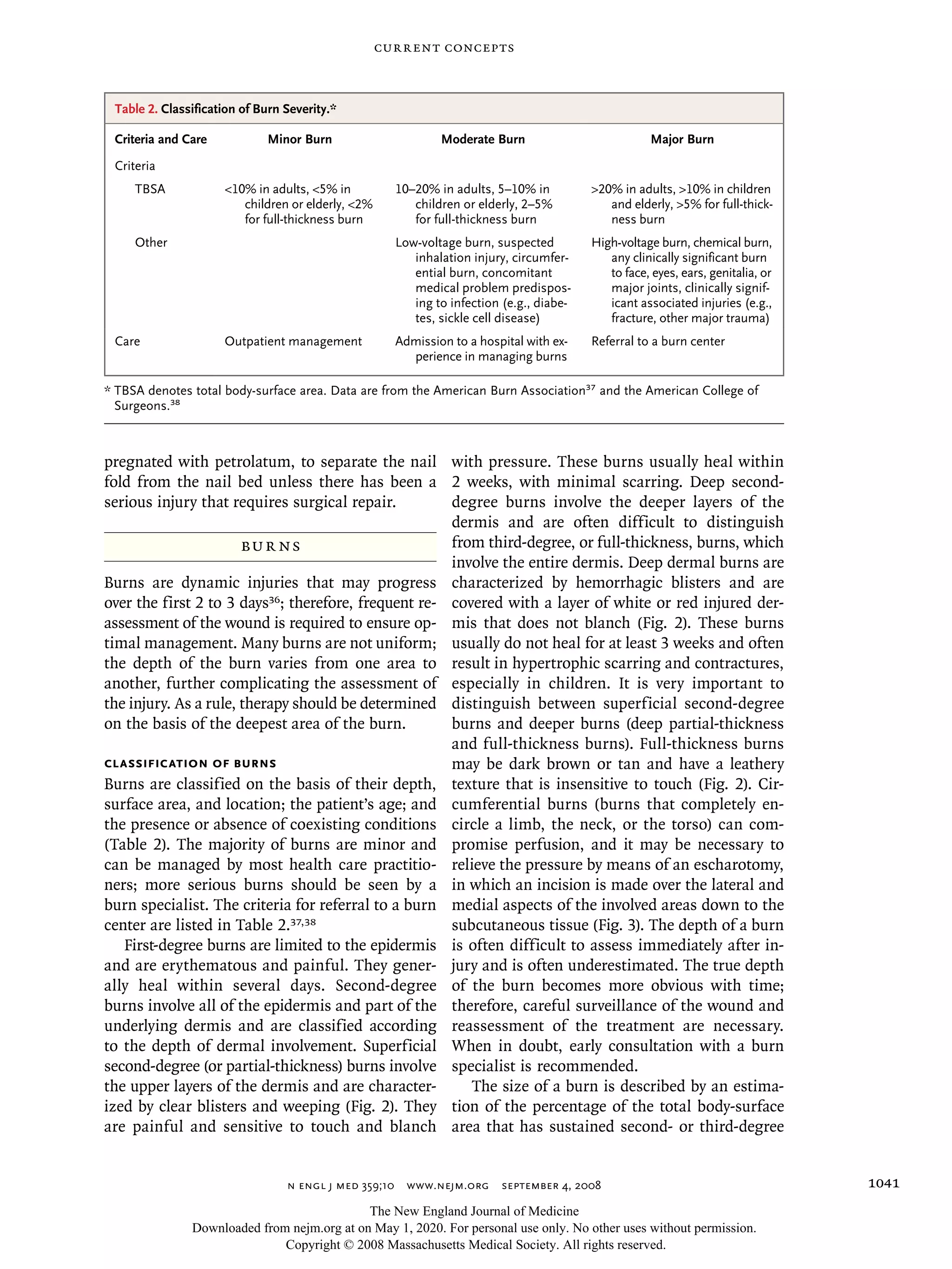 Current management of acute cutaneous wounds nejm | PDF