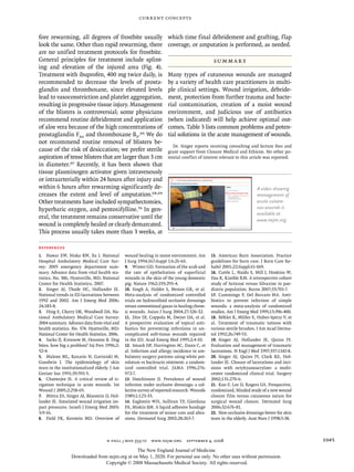 Current management of acute cutaneous wounds nejm | PDF