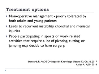 Current management of ACL injury 2017 | PDF