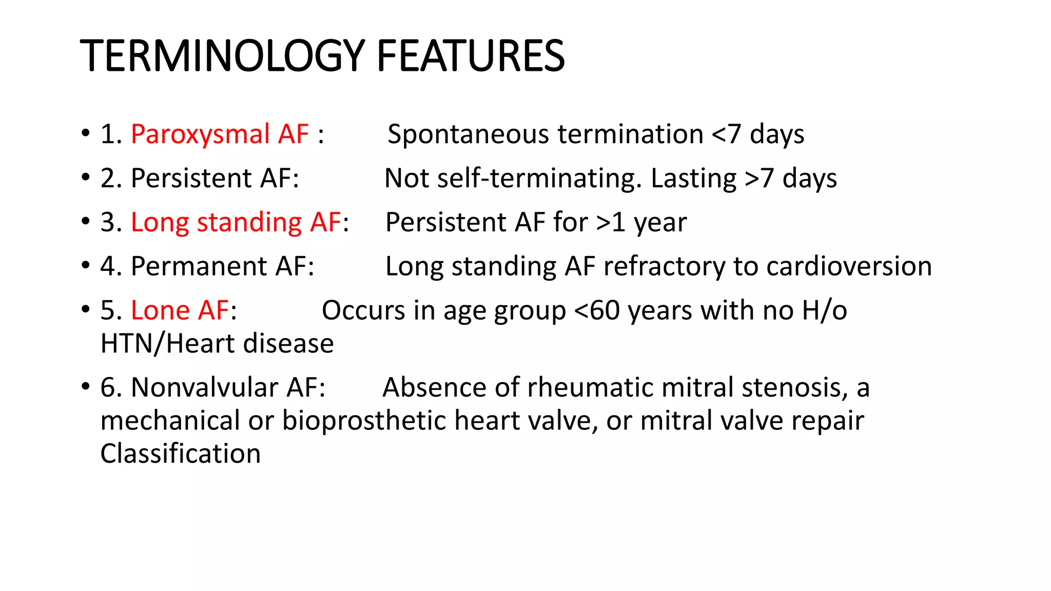 Current management of atrial fibrillation | PPTX
