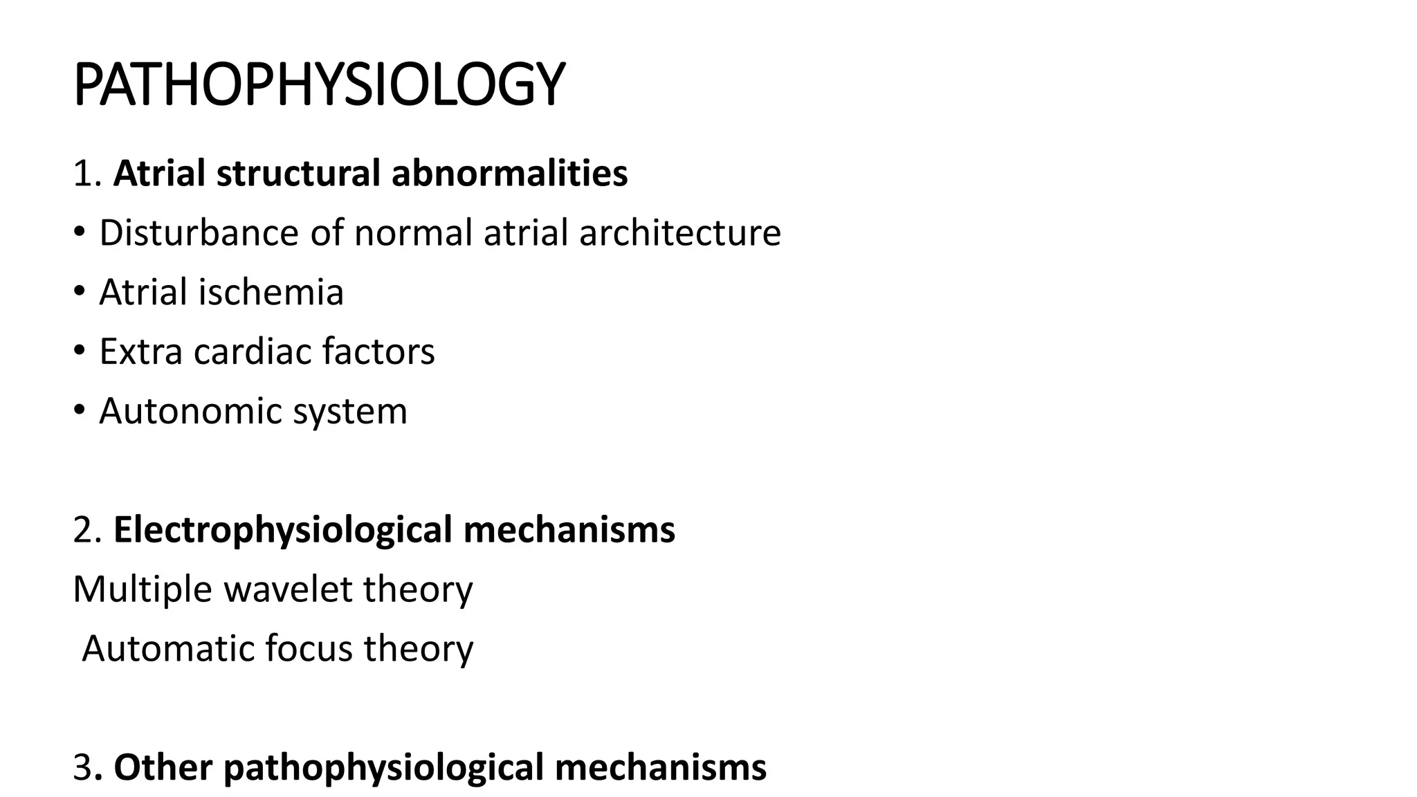 Current management of atrial fibrillation | PPTX