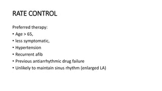 Current management of atrial fibrillation | PPTX