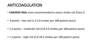 Current management of atrial fibrillation | PPTX