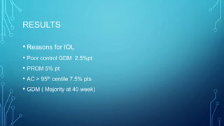Current management of gestational diabetes | PPTX
