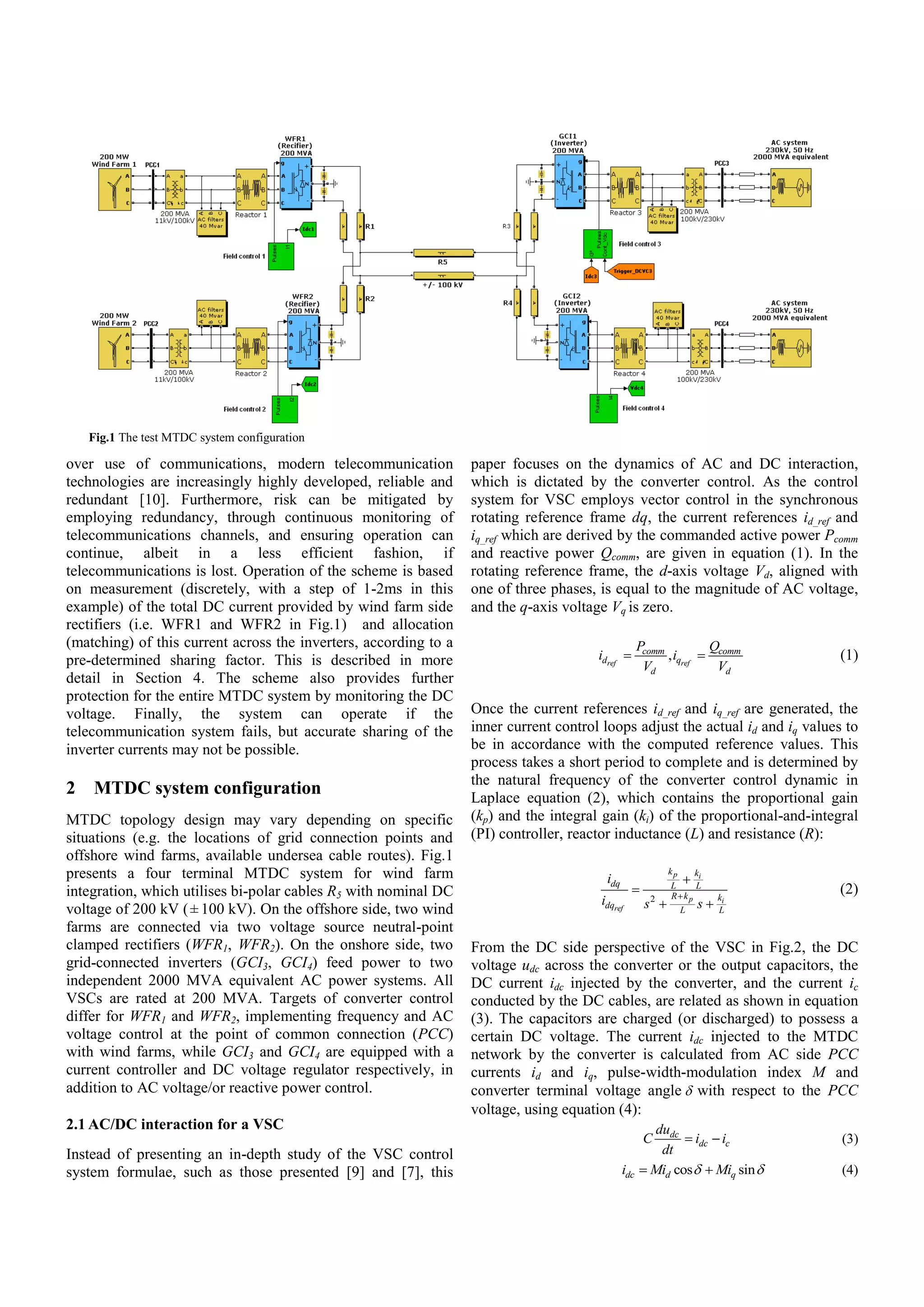 Current Matching Control System For Multi Terminal Dc Transmission To