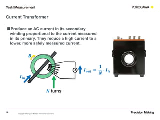 Current measurement fundamentals (draft 8) (1) | PPTX