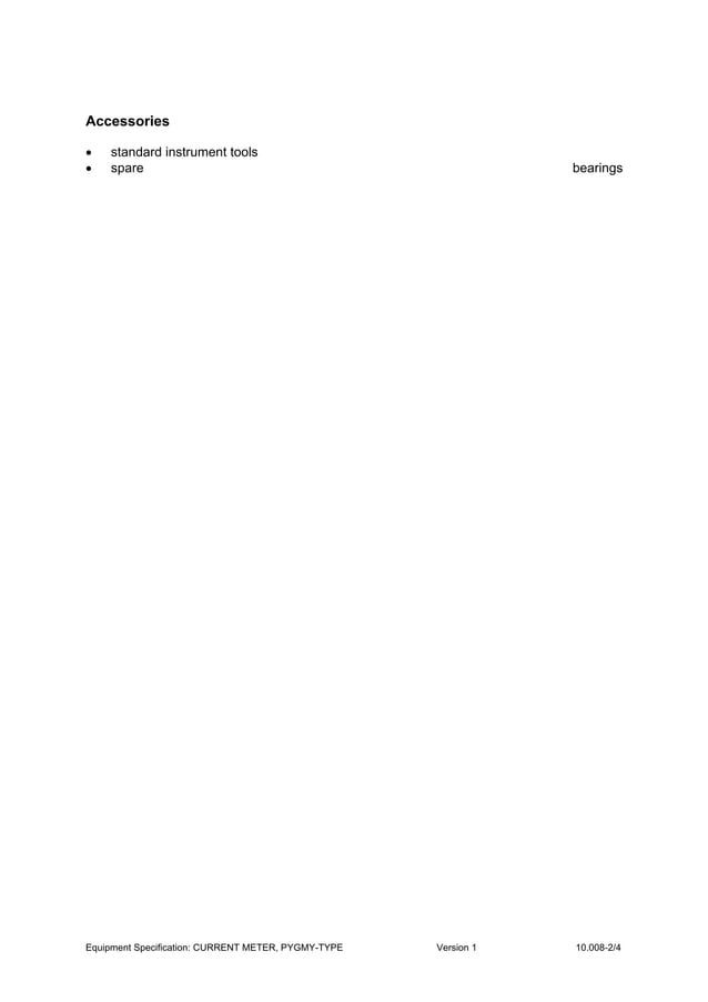 Current meter, pygmy type | PDF