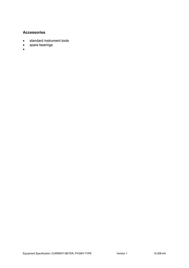 Current meter, pygmy type | PDF | Physics | Science