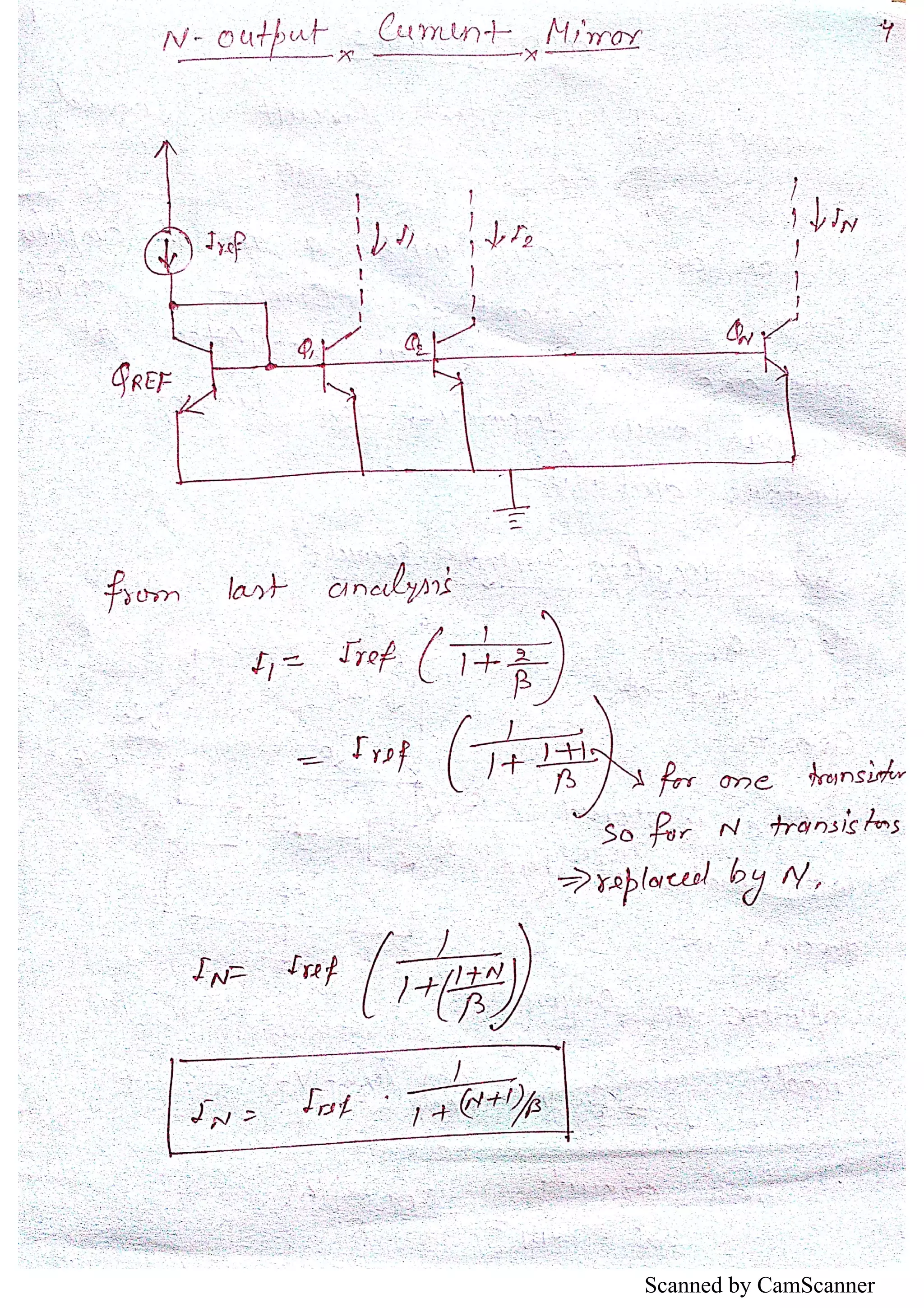 Current mirrors (using BJT & MOSFET) | PDF